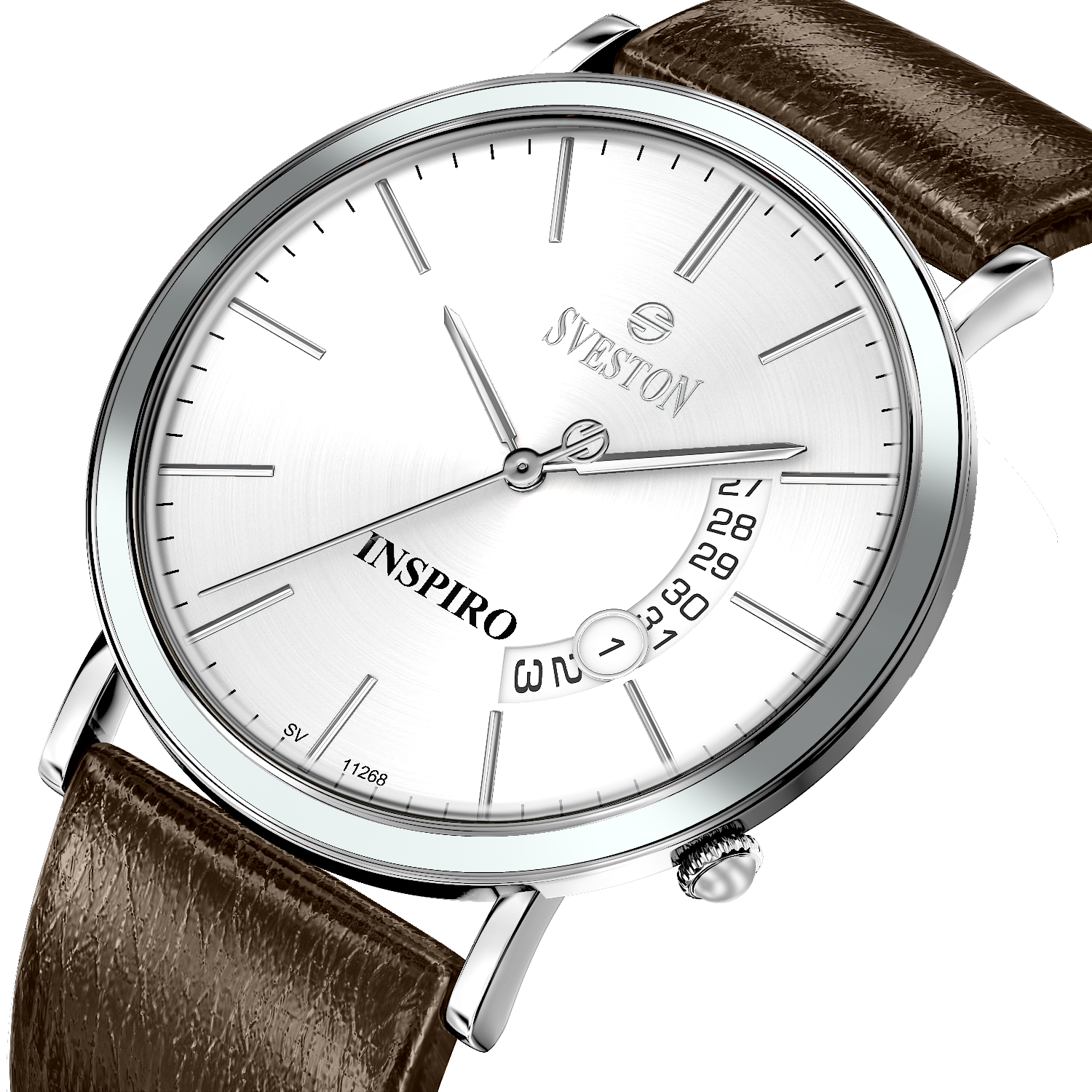 Sveston Inspiro SV-11268-M Gents leather Watch 40mm