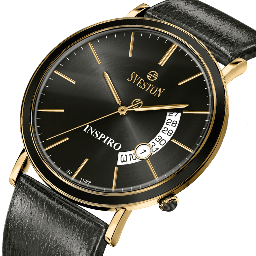 Sveston Inspiro SV-11268-M Gents leather Watch 40mm